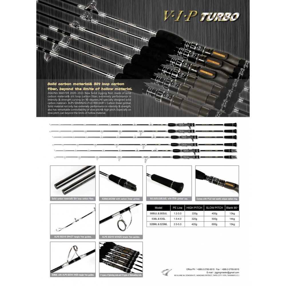 JIGGING MASTER VIP TURBO Jigging Rod