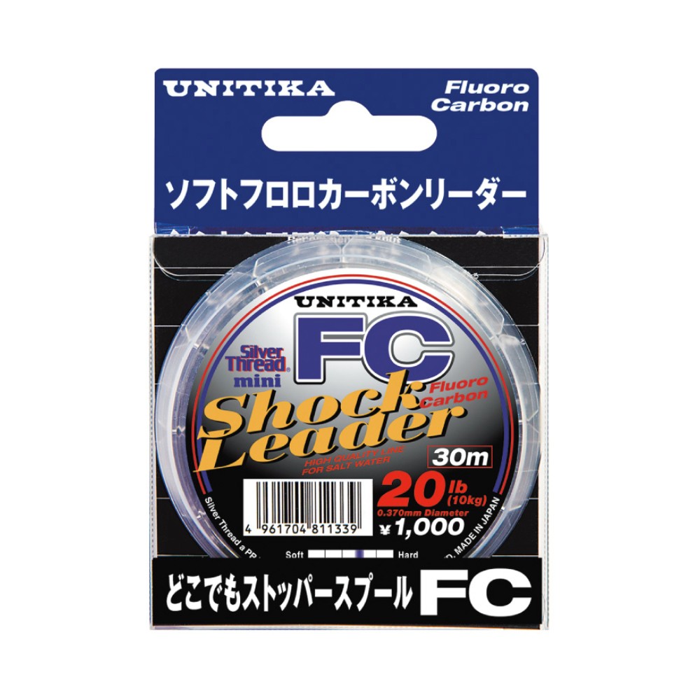 UNITIKA SILVER THREAD mini Shock Leader Fluorocarbon