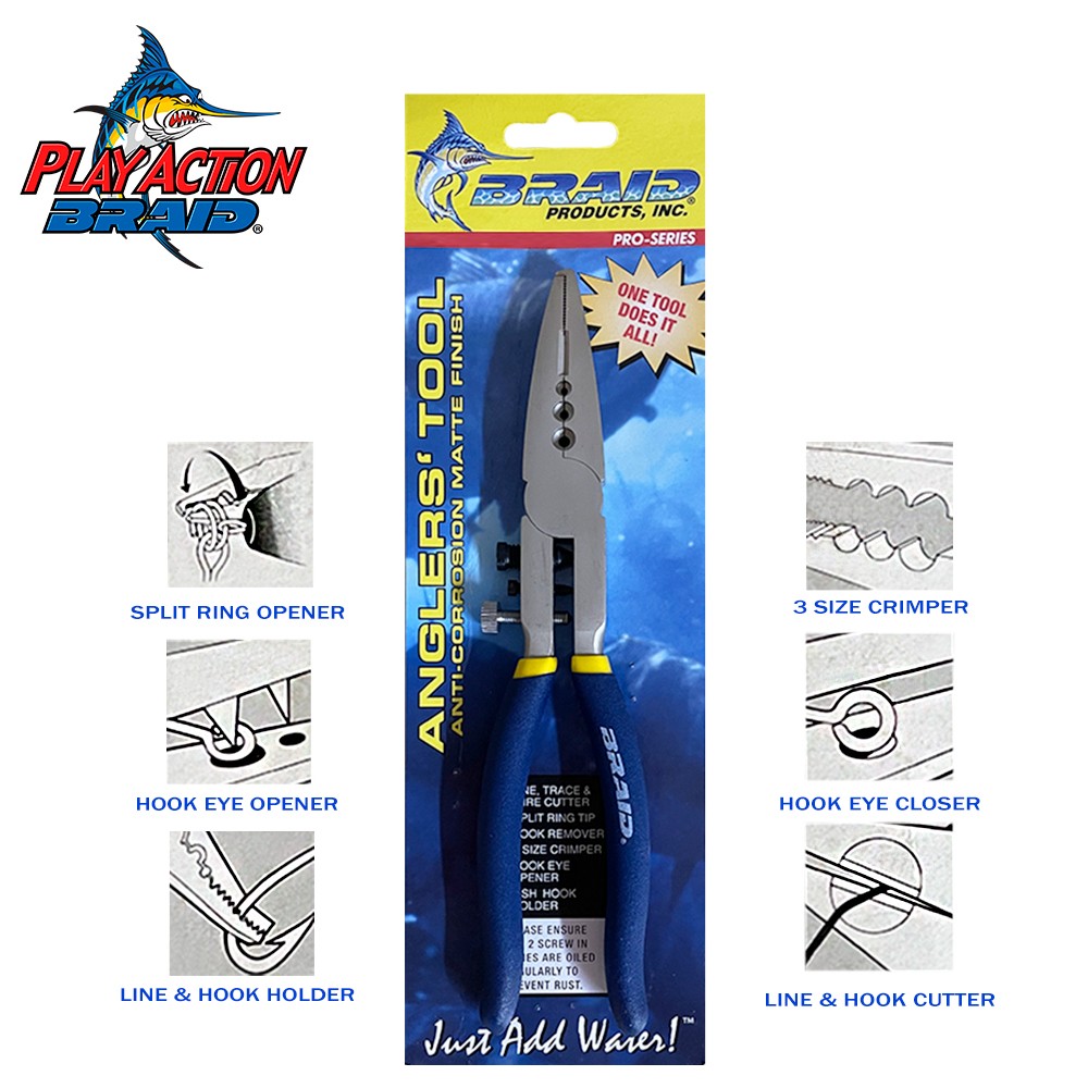 PLAY ACTION BRAID ANGLER'S TOOL